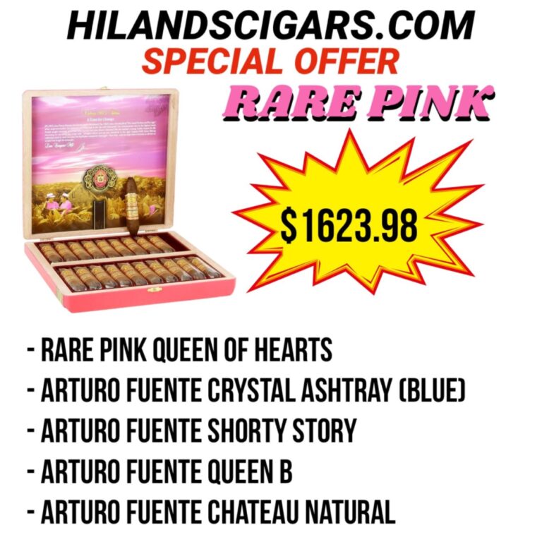 Arturo Fuente Rare Pink Queen of Hearts Package ( Sizes Vary / Pack of ...