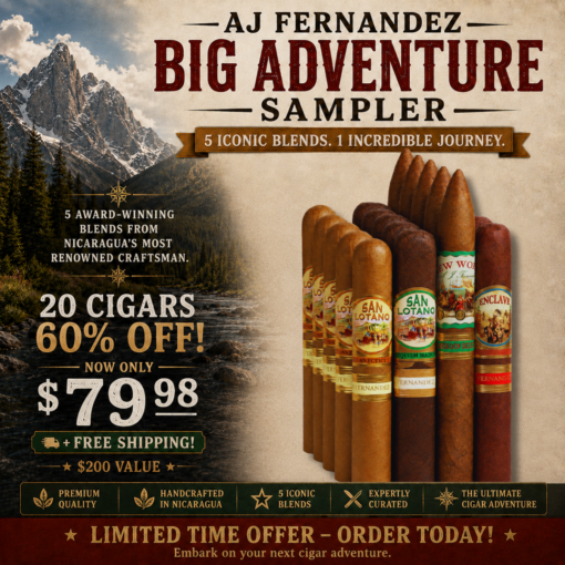AJ Fernandez Summer Camp Sampler (Mixed Sizes / Pack of 20) - Hiland's ...